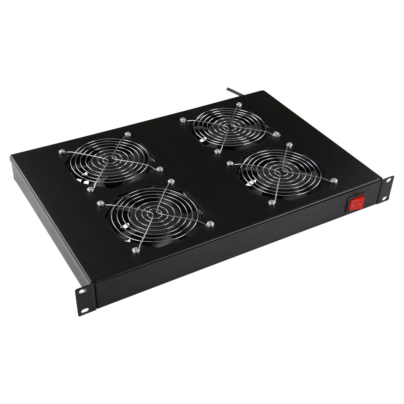 Lanview by Logon 4 FANS, ANALOG THERMOSTAT RACK MOUNT FAN MODULE 1U ...