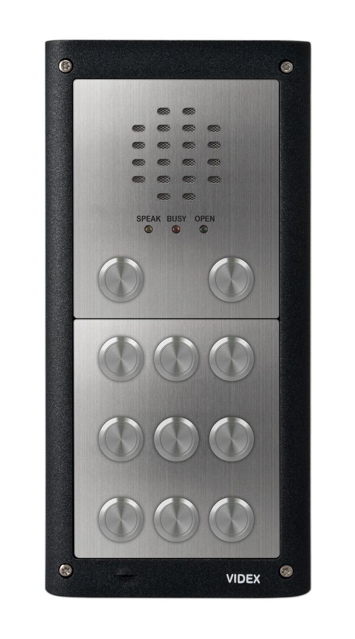 Videx 11 way Flush VR audio kit (includes engraving, 2 characters ...