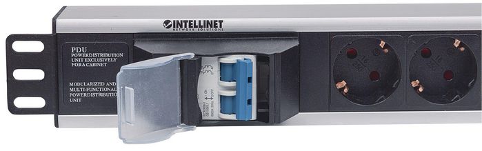 Intellinet 19" 1.5U Rackmount 6-Output Power Distribution Unit (PDU) EU ...