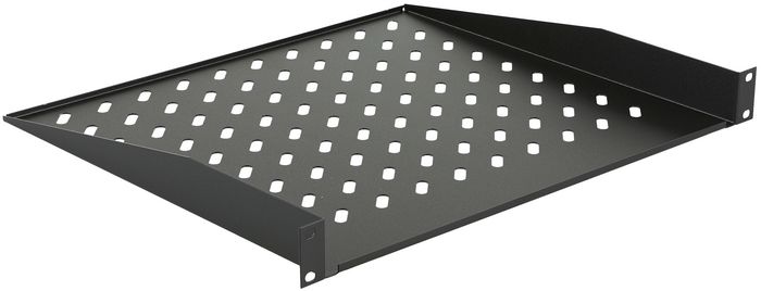 Lanview by Logon 1U 19" D=400mm RACK MOUNT SHELF BLACK, W128317100 - Oprema