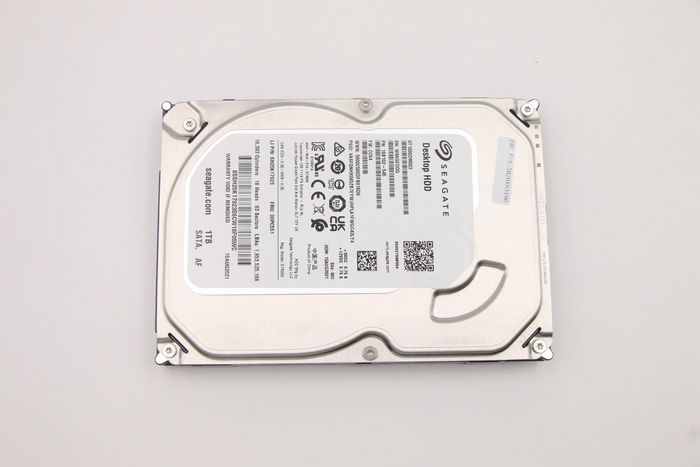 Lenovo 1TB SATA HDD with 7200 RPM speed, 64MB cache, 6Gb/s interface ...