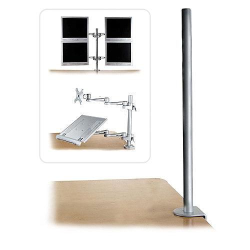 Lindy 700mm Desk Clamp Pole, Silver, W128456893 - Oprema