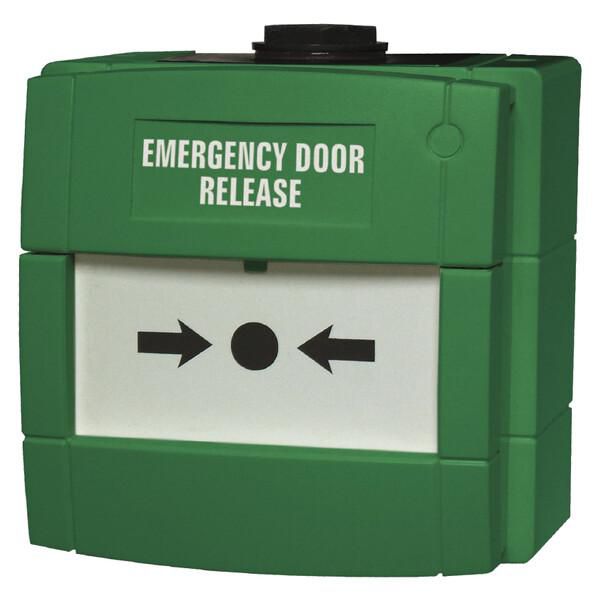 KAC Weatherproof Green Door Release Manual Call Point, W126731621 - Oprema