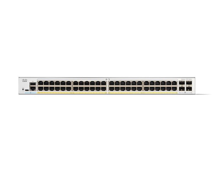 Cisco Cisco Catalyst 1300-48FP-4X Managed Switch, 48 Port GE, Full PoE ...