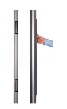 ICS 2500mm Vertical Pull Handle Incorporating 2 Slim Maglocks and ...