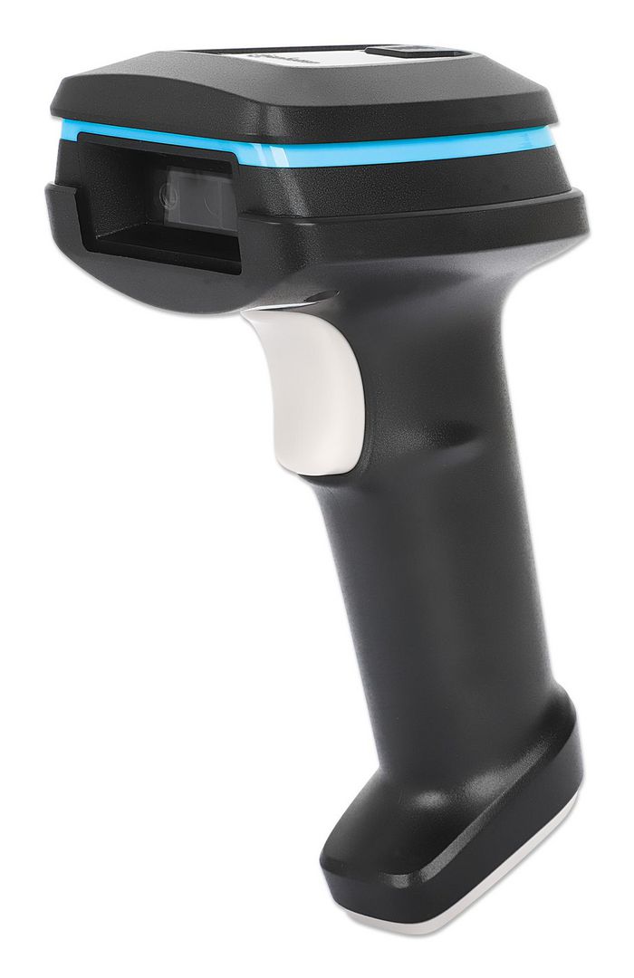 Manhattan 2D Long Range LED Barcode Scanner, USB, 450mm Scan Depth, Max ...