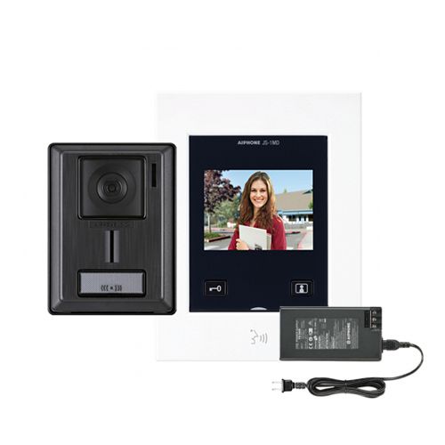 Aiphone Aiphone 1 Way Video Kit with Door Station (JS-DA), Master ...