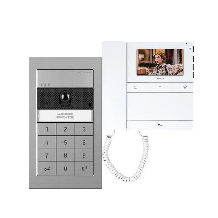 Comelit Comelit 1 user surface Ultra building kit with keypad and 4.3 ...