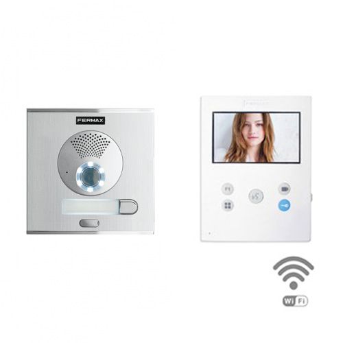 Fermax Fermax 1 Way Colour DUOX+ Video Kit with Cityline Panel and VEO ...