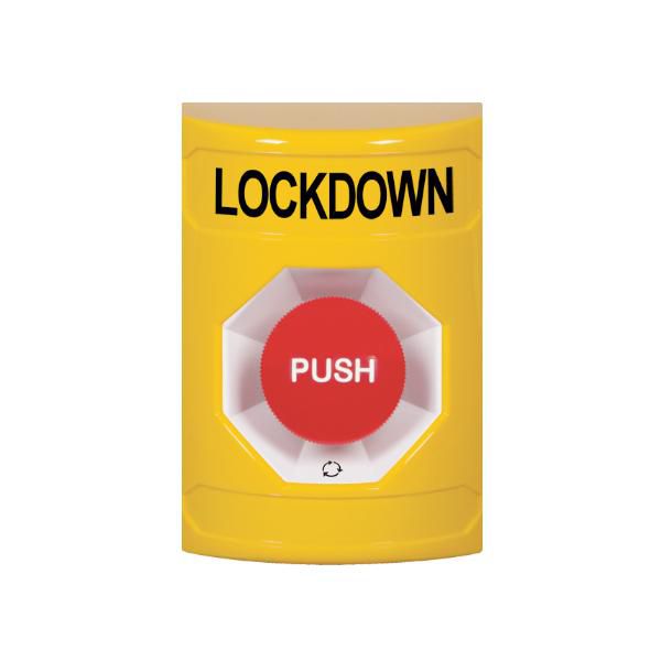 STI Stopper Station, Turn-to-Reset - Yellow with LOCKDOWN Text ...