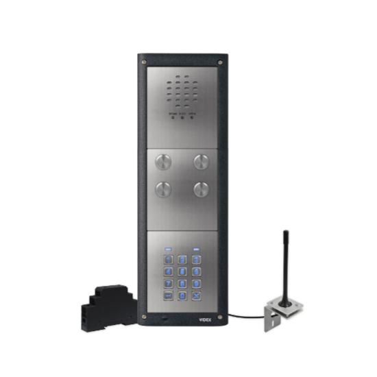 Videx 4 BUTTON VR 4K SERIES SURFACE GSM INT KIT C/W PSU,ANTENNA & C ...