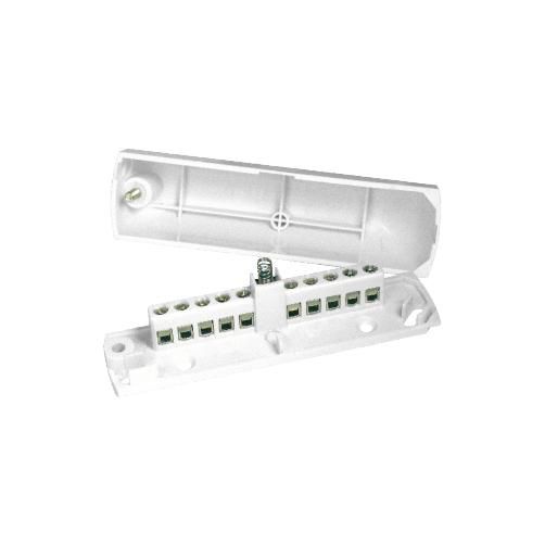 Elmdene Junction Box - 8 terminals plus micro-switch tamper, white. 93L ...