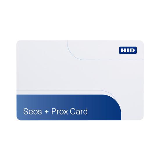 HID HID Seos + Prox composite 8K programmed card, gloss front/back ...
