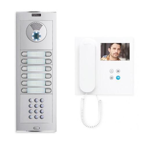 Fermax Fermax 11 Way Colour DUOX+ Video Kit with Skyline Keypad Panel ...