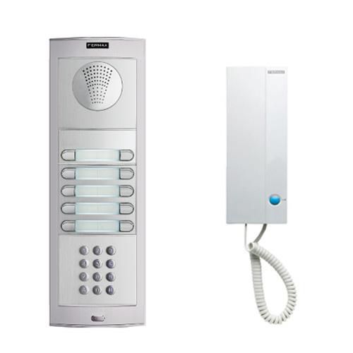 Fermax Fermax 9 Way Audio VDS Kit with Skyline Keypad Panel and Loft ...