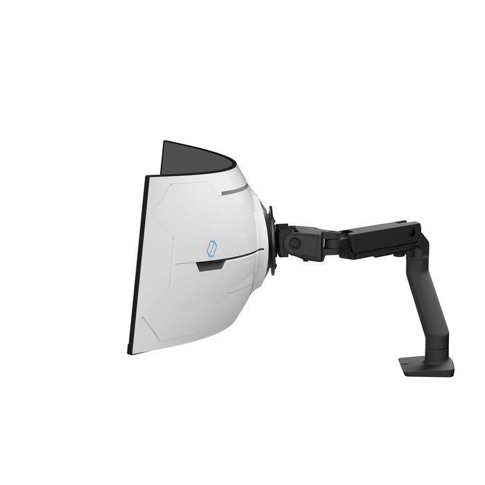 Ergotron HX Desk Monitor Arm with VHD Pivot (black) for 1000R 57 ...