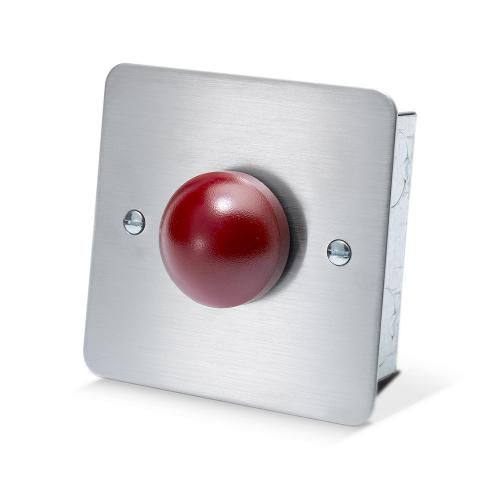 ICS Flush mount red dome exit button - NO LEGEND, W129006611 - Oprema