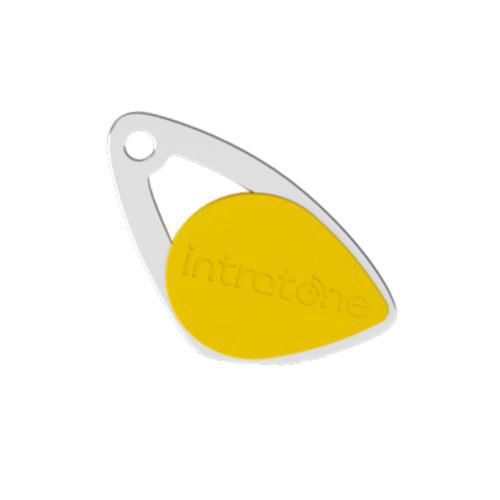 Intratone MIFARE Electronic Proximity Key Fob - Yellow, W126737609 - Oprema