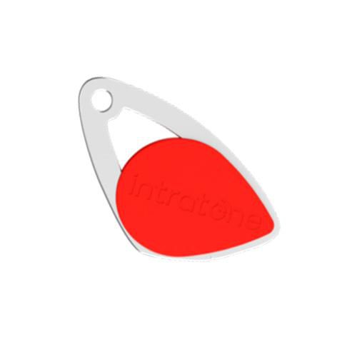 Intratone MIFARE Electronic Proximity Key Fob - Red, W126737608 - Oprema