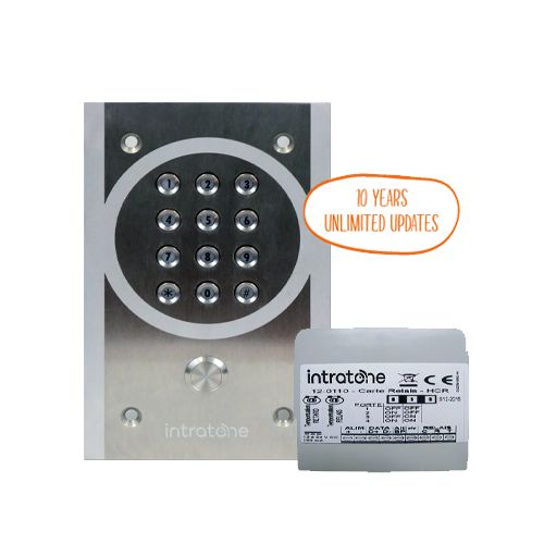 Intratone Intrabox Coded Keypad with Push Button (04-0101), Relay Card ...