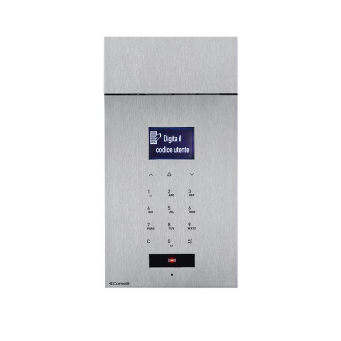 Comelit 316 Sense Simplebus2 audio panel with LCD display, keypad and ...