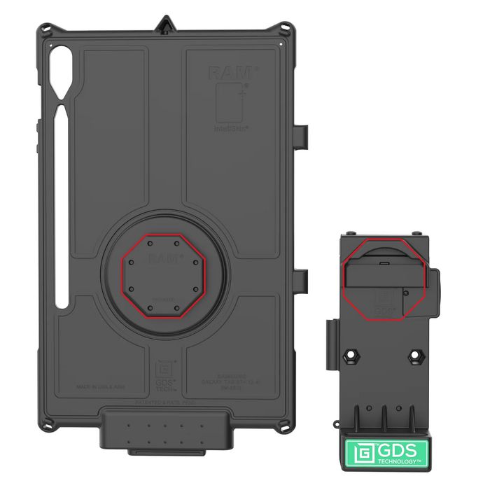 RAM Mounts GDS VEHICLE USBC DOCK POWER, HEATED POGO PINS+USB-A,NON ...