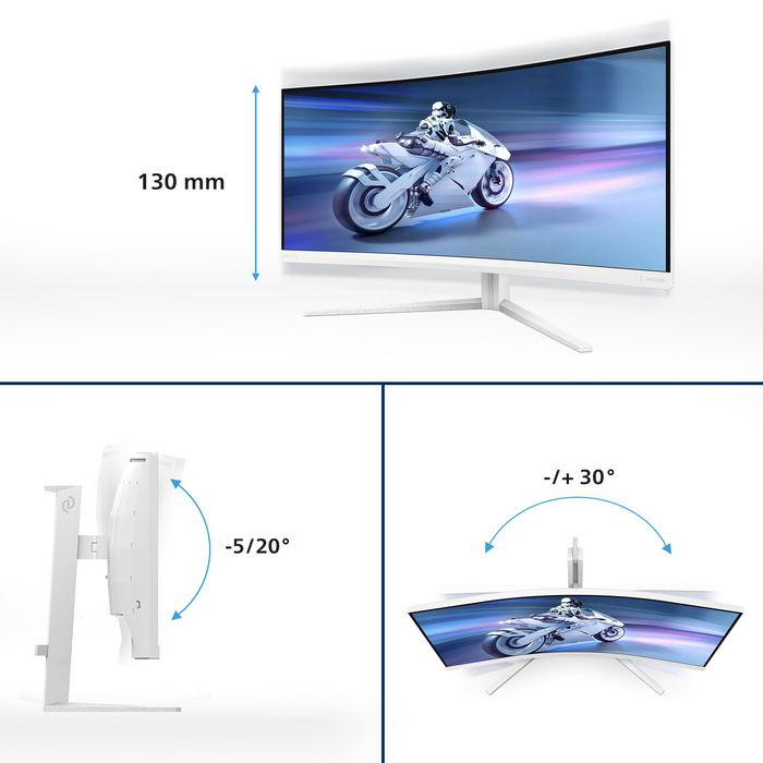 Philips Curved Fast VA Gaming monitor 34M2C5501A WQHD gaming monitor ...