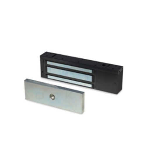 STP Standard monitored maglock in stealth black, 1200lbs holding force ...