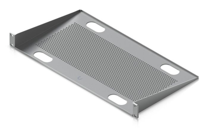 Ubiquiti Fixed Rack Shelf, 1U, SPCC, max 20 kg. 481.4 x 250 x 44 mm ...