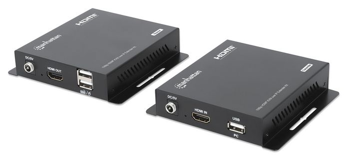 Manhattan 1080p HDMI KVM over IP Extender Kit, Extends 1080p@60Hz ...