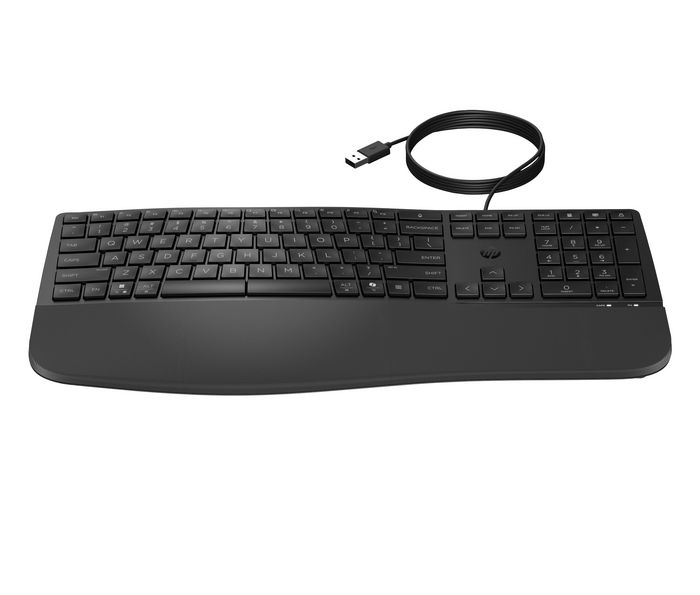 HP 485 Comfort Wired Keyboard, W129184305 - Oprema