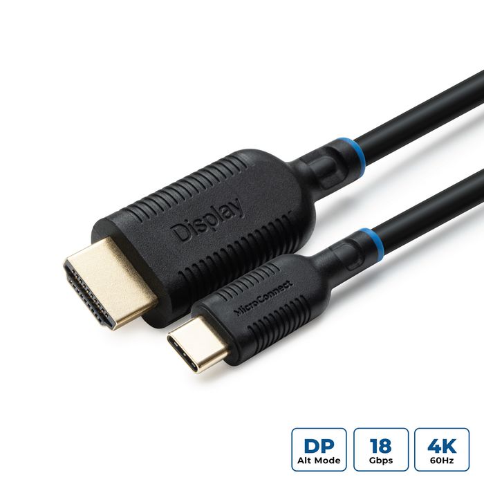 MicroConnect USB-C to HDMI Cable 3m, W128204574 - Oprema