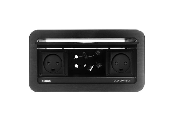 Biamp EasyConnect EC-P-UNI. Cable cubby, 2 universal power connectors ...