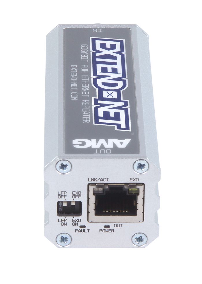 AMG Industrial Ethernet Repeater, Advanced Model 1 x 10/100/1000BaseT(x ...