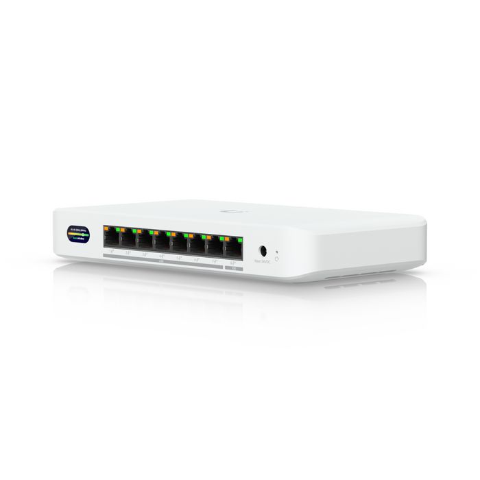 Ubiquiti Device Bridge Switch, 1x 10 GbE port, 7x 2.5 GbE ports, WiFi 7 ...