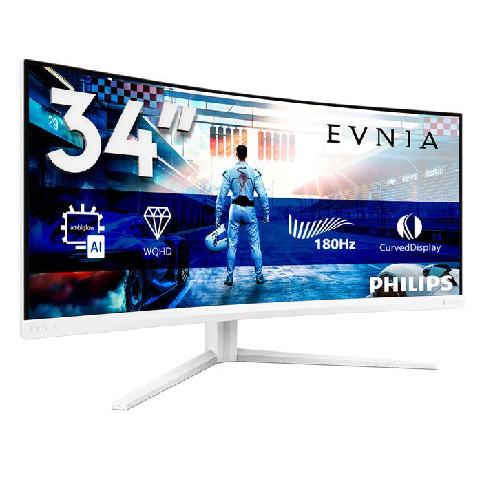 Philips Curved Fast VA Gaming monitor 34M2C5501A WQHD gaming monitor ...